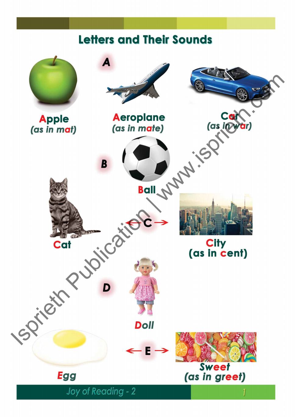 Volume 2 – Joy of Reading – Free Phonics Worksheets - Isprieth Academy