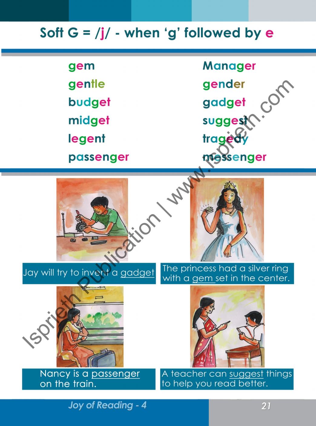 Volume 4 – Joy of Reading – Free Phonics Worksheets - Isprieth Academy